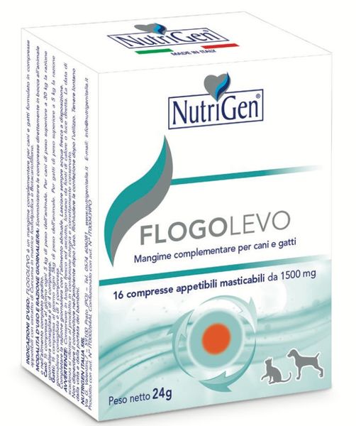 Nutrigen flogolevo 16 compresse appetibili masticabili 24 gr - Genius Pet